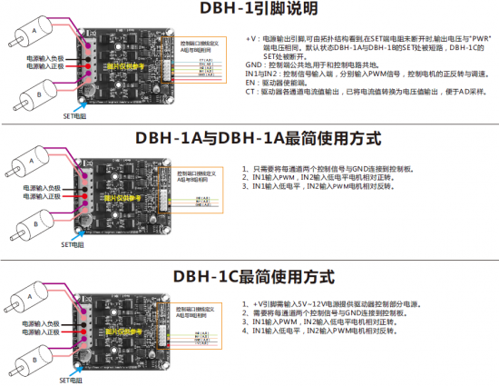 DBH-1B大功率直流減速馬達驅動器 (12V /50A) – 良棋科技 (Z 機研)