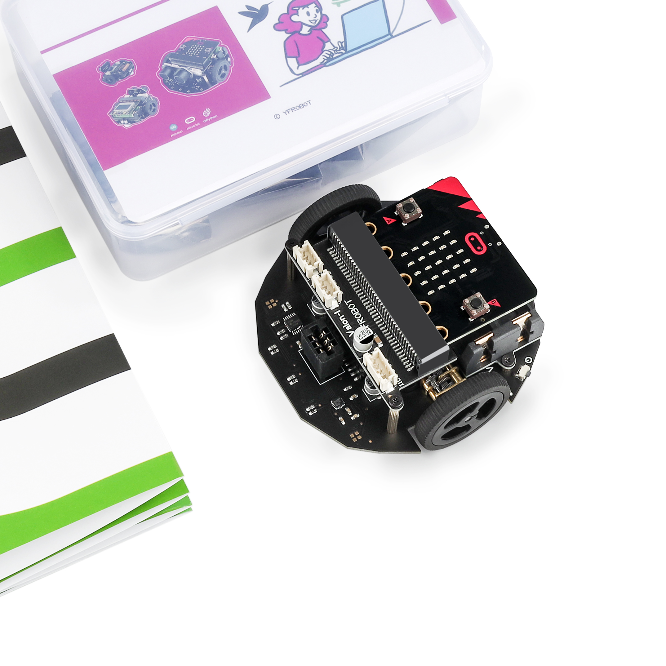 BBC Microbit循線避障機器人 (不含主板) – 良棋科技 (Z 機研)